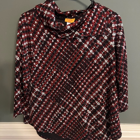 Ruby Rd. | Sweaters | Ruby Red Cowl Neck | Poshmark